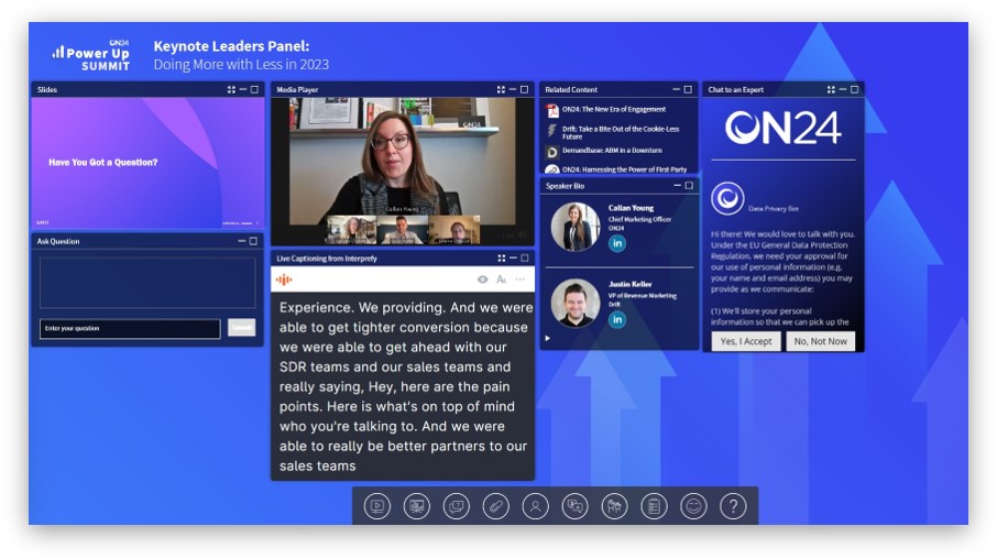 How can Interprefy deliver captions to my event?
